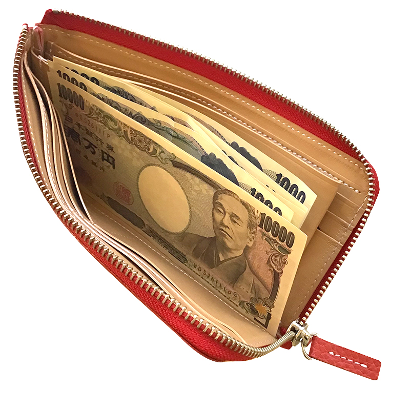 KD05 L字長財布（KD-05）｜Leather Studio KAZU｜手づくり鞄の専門店 水芭蕉グループ